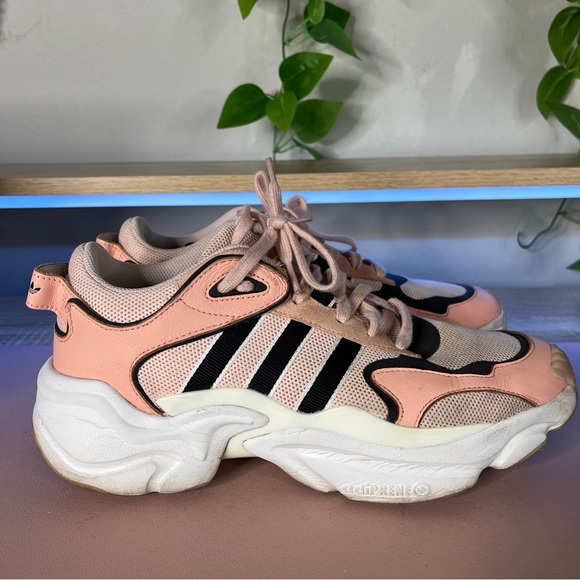 adidas | Shoes | Adidas Magmur Runner Tennis Shoes Chunky Pink Black ...